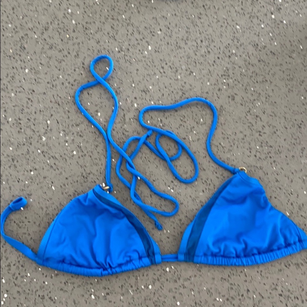 Royal Blue Triangle Bikini Top By B Swim - Gem